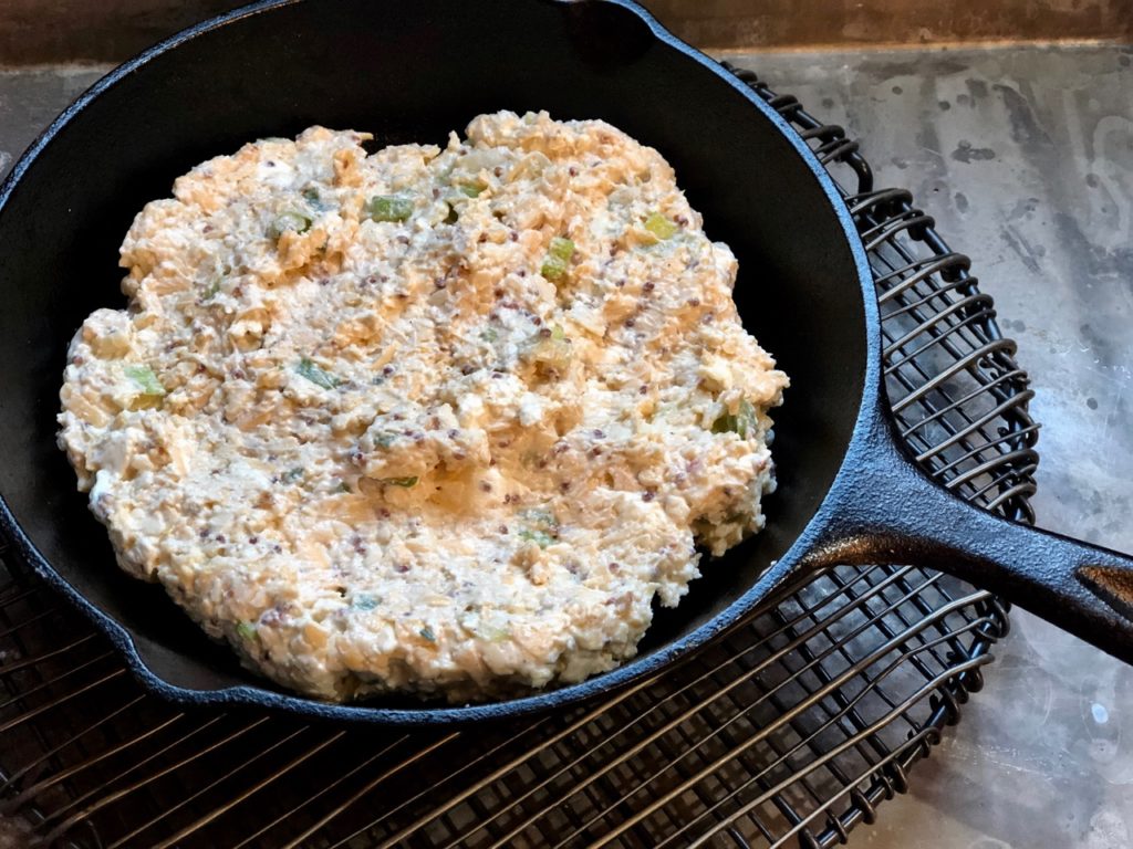 Cheddar Cheese Toast with Cream Cheese Dip Recipe